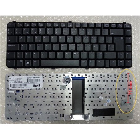 Teclado para portátil HP Compaq 510 511 515 516 610 615 537583-071