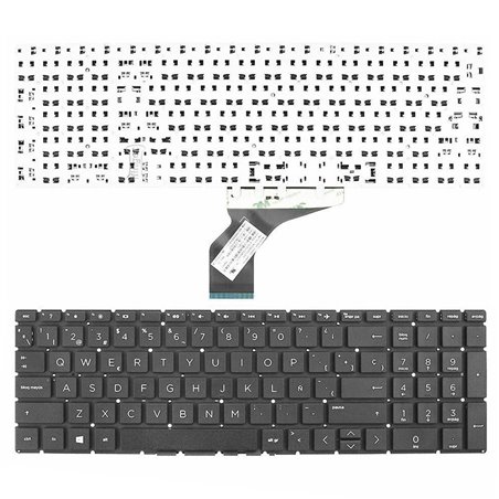 Teclado para portátil HP 250 G7/255 G7/15-DA/15-DB/15-DW/256 G7 NSK-XN4SC negro