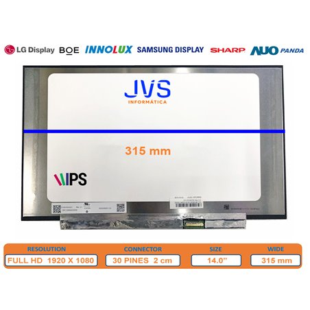 Screen INSYS PT1-140C 14.0 Slim FullHD Matte [New]