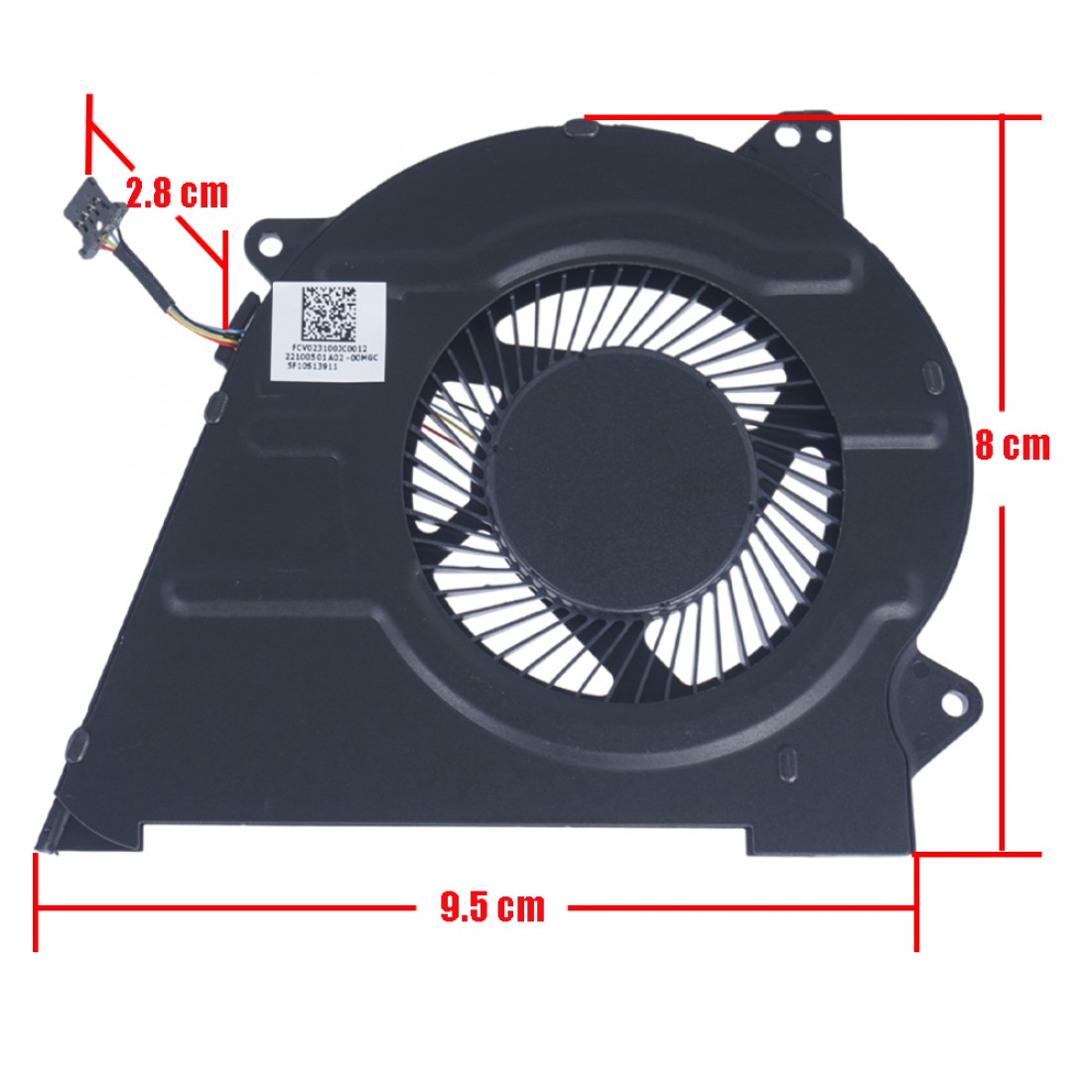 5F10S13911 - Ventilador CPU para Lenovo IdeaPad Flex 5 | JVS
