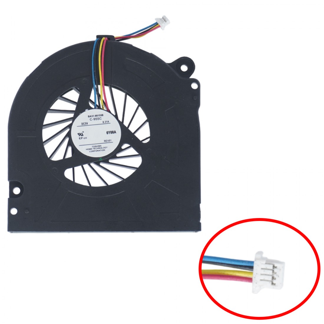 MF75070V1-C250-S9A - Ventilateur CPU Toshiba Qosmio F750 | JVS Informática